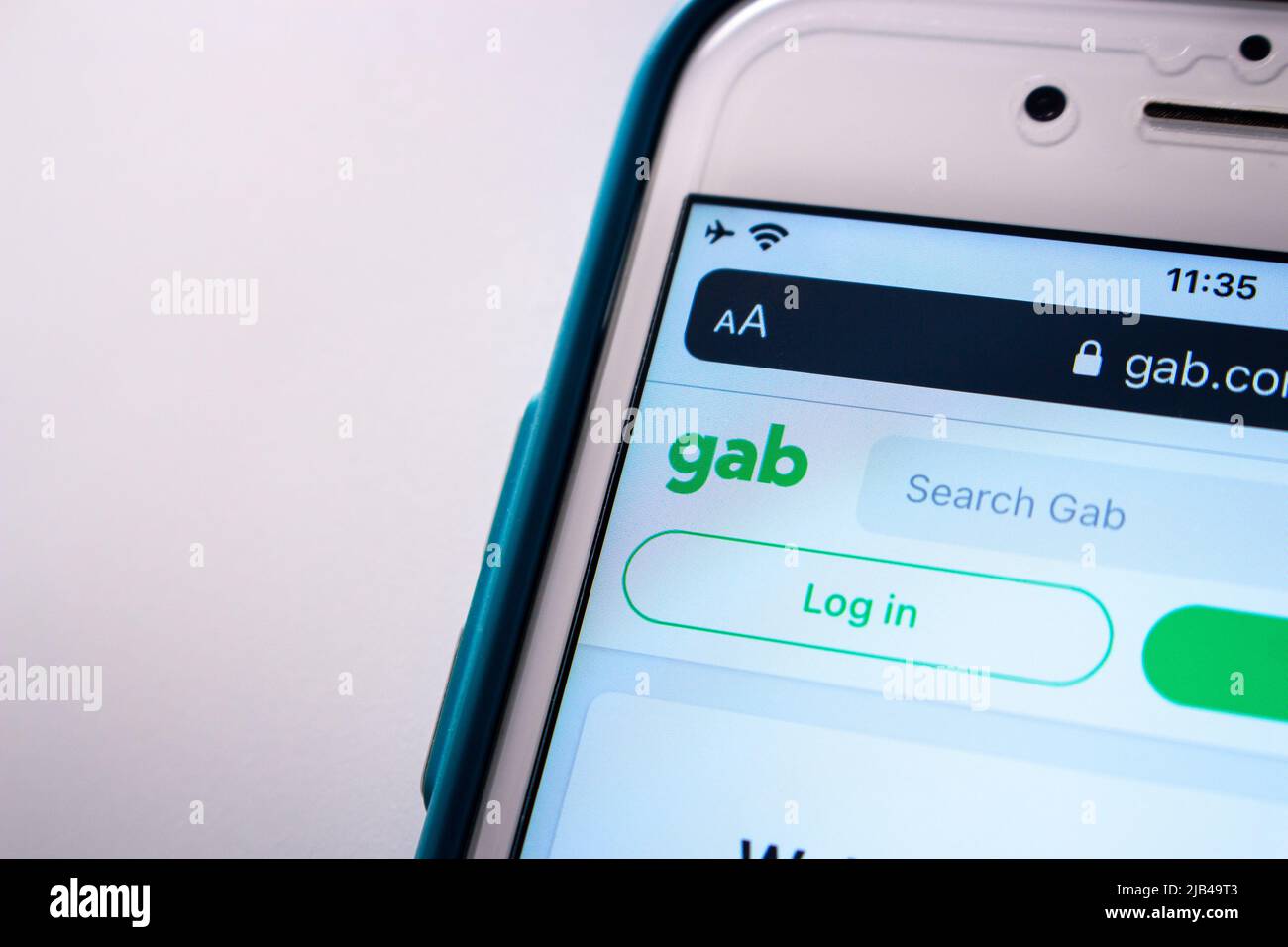 Gab alternative social media platform hi-res stock photography and ...