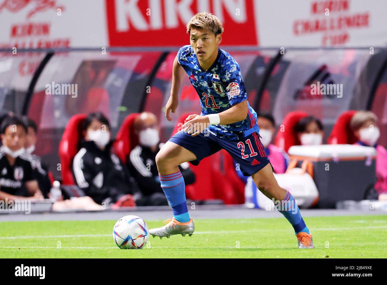 Hokkaido, Japan. 2nd June, 2022. Ritsu Doan (JPN) Football/Soccer ...