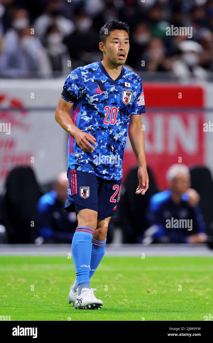 Hokkaido, Japan. 2nd June, 2022. Yuta Nakayama (JPN) Football/Soccer : KIRIN Challenge Cup 2022 ...