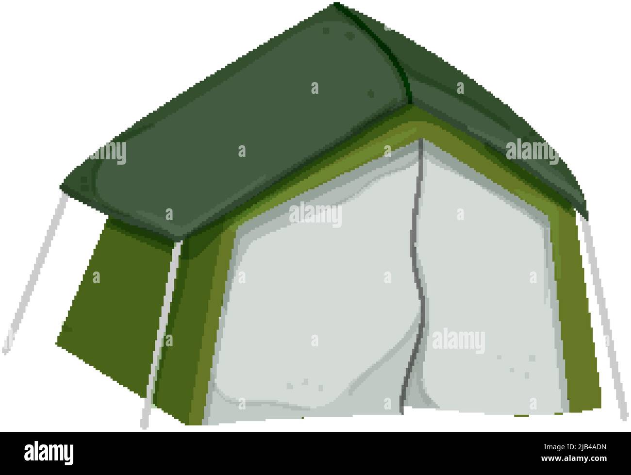 summer tent camp color icon vector illustration Stock Vector Image ...