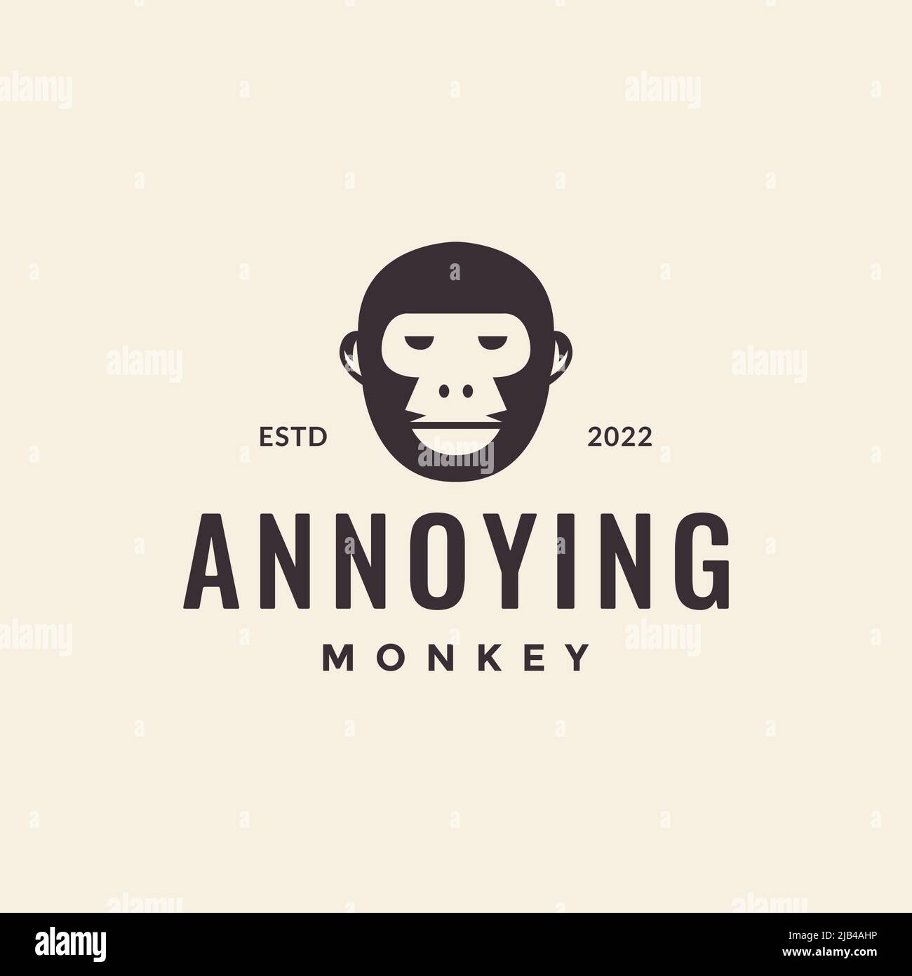 Sad cartoon monkey face hi-res stock photography and images - Alamy