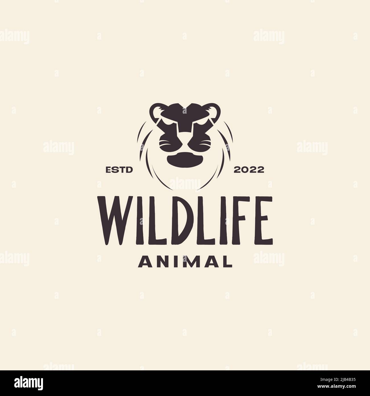 wild life head lion hipster logo design vector graphic symbol icon ...