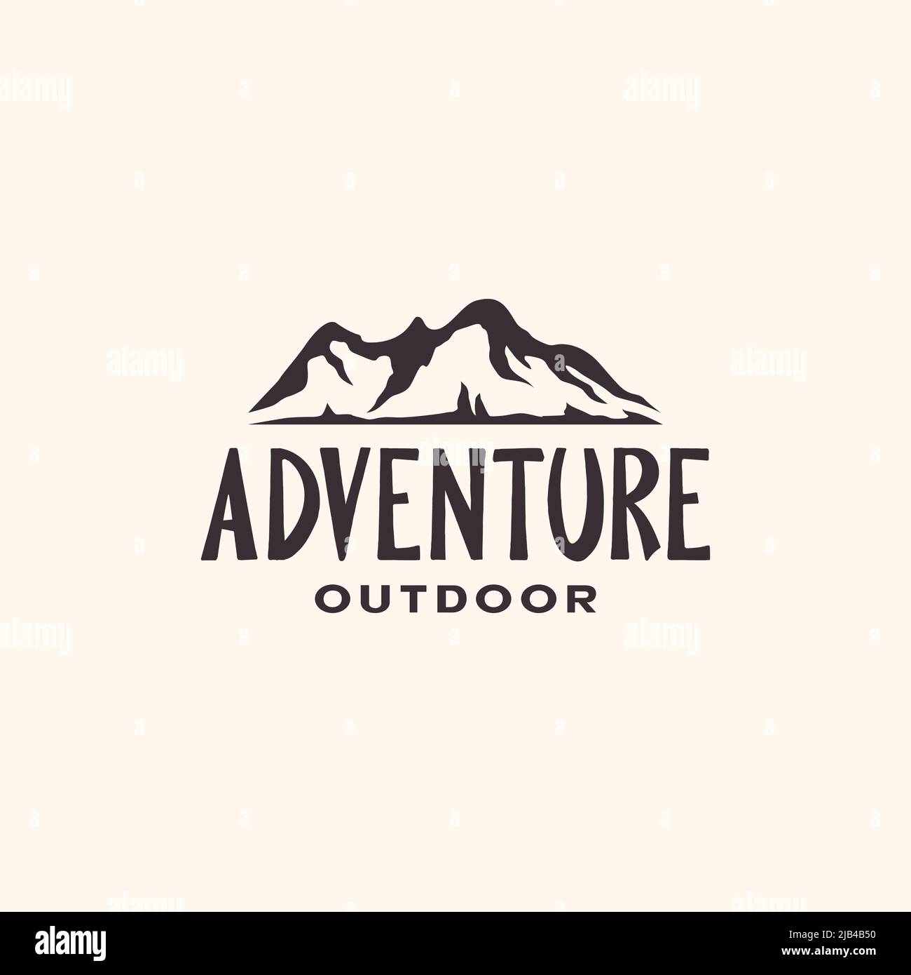 Outdoor Logo Mountain Outdoor Adventure Logo Vector Design Images,