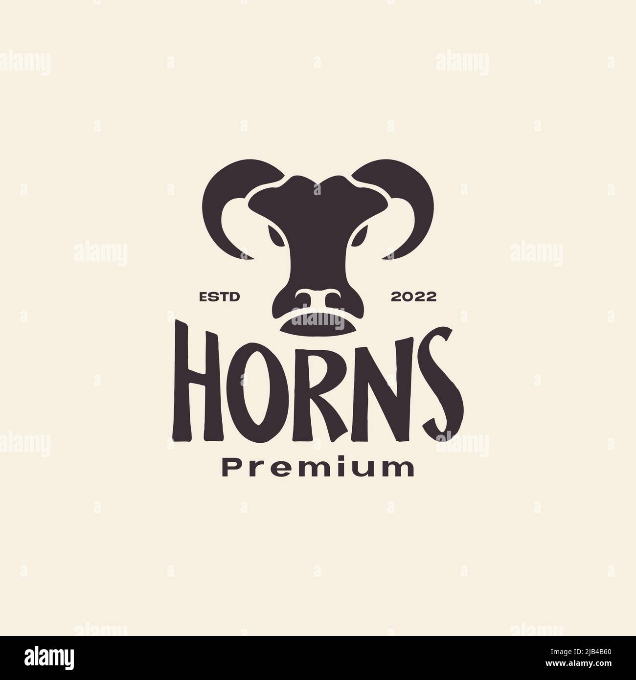 angry goat head vintage logo design vector graphic symbol icon ...