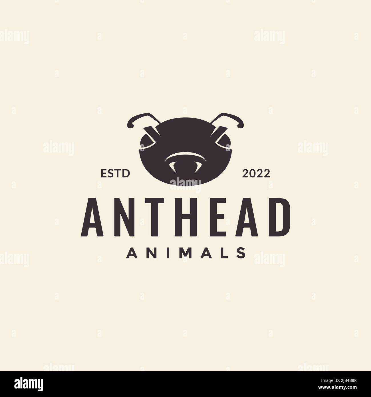 ant warrior vintage logo design vector graphic symbol icon illustration ...