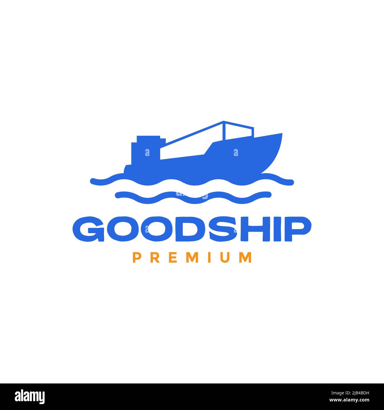 ship cargo big modern logo design vector graphic symbol icon ...