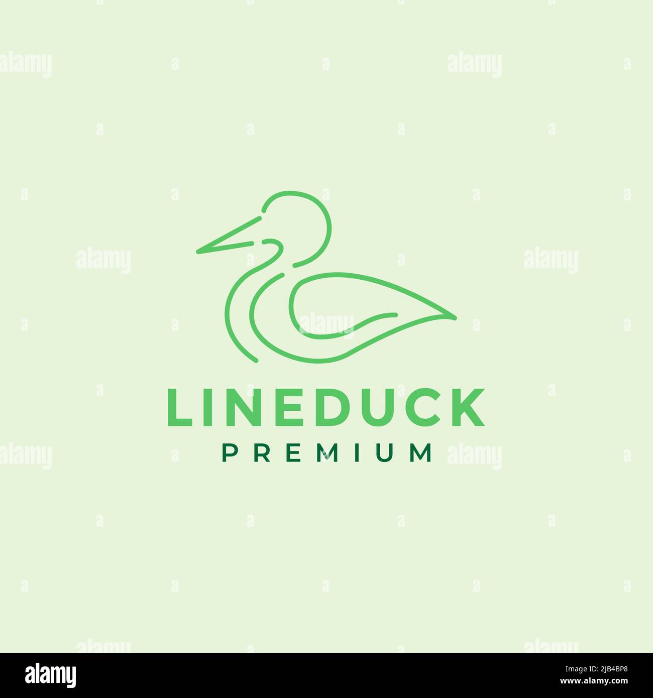 line minimal duck modern logo design vector graphic symbol icon ...