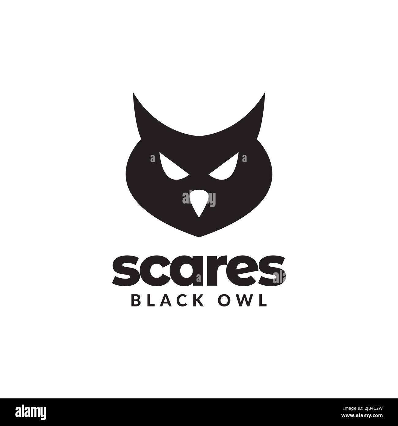 Simple owl logo Stock Vector Images - Alamy