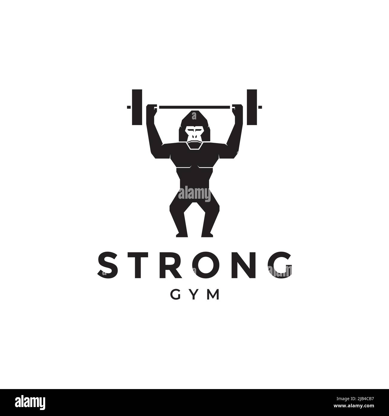 Gorilla gym Stock Vector Images - Alamy