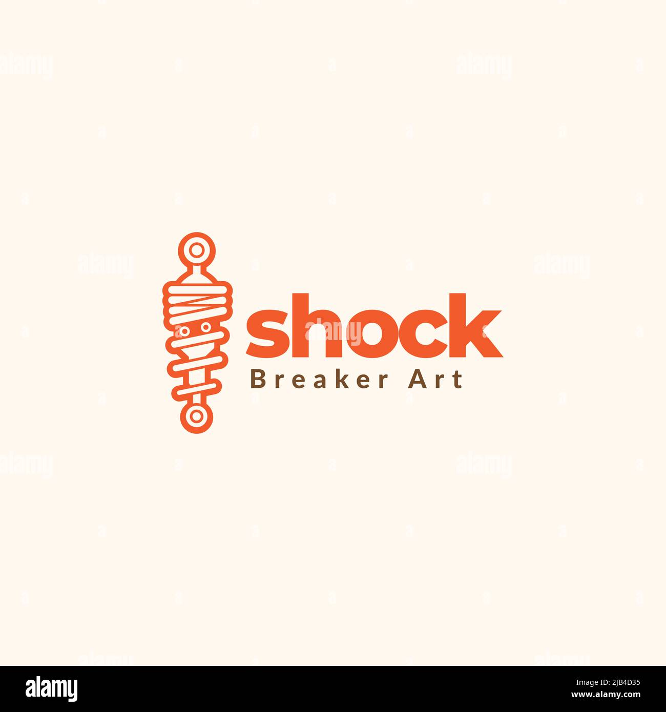 shock breaker with eyes logo design vector graphic symbol icon ...