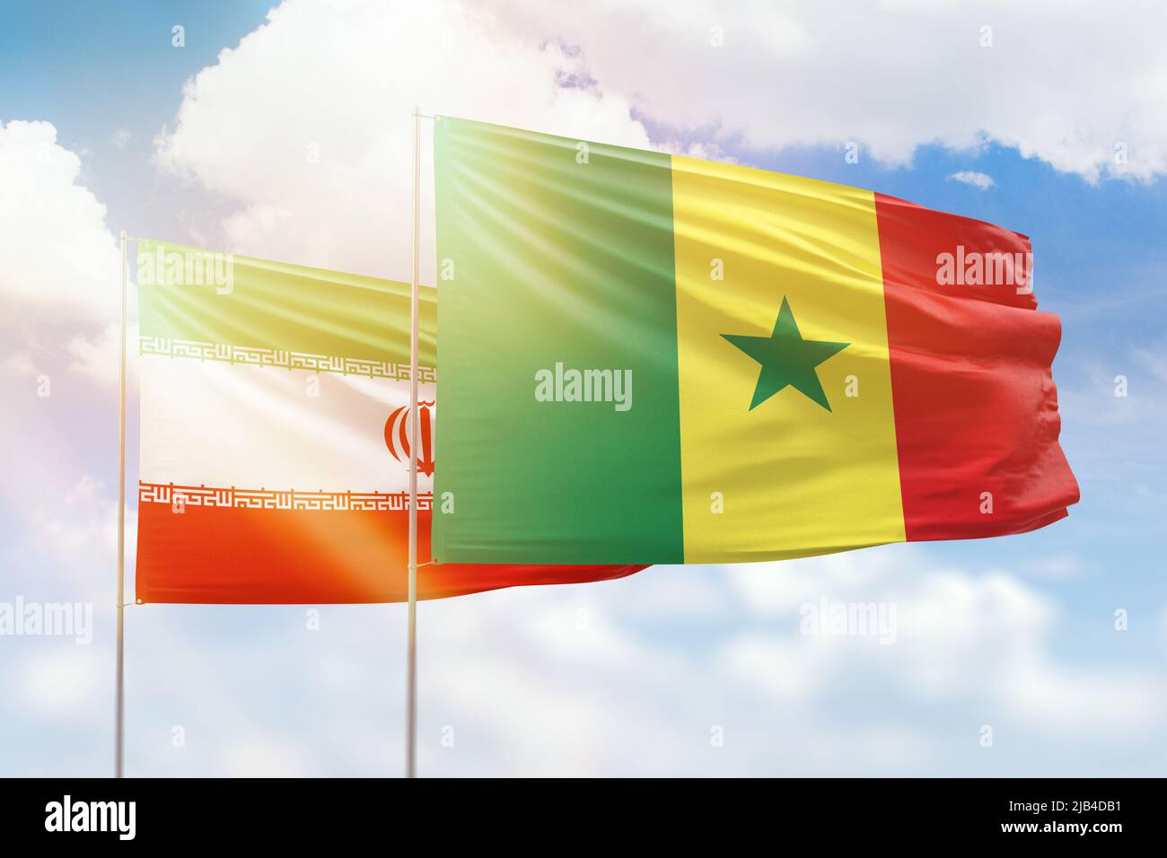 Iran senegal flag hi-res stock photography and images - Alamy