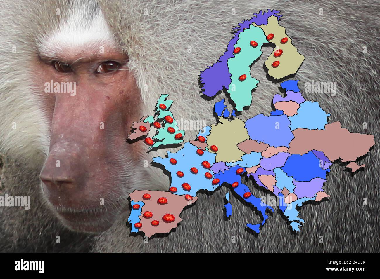 monkeypox infection in europe Stock Photo - Alamy