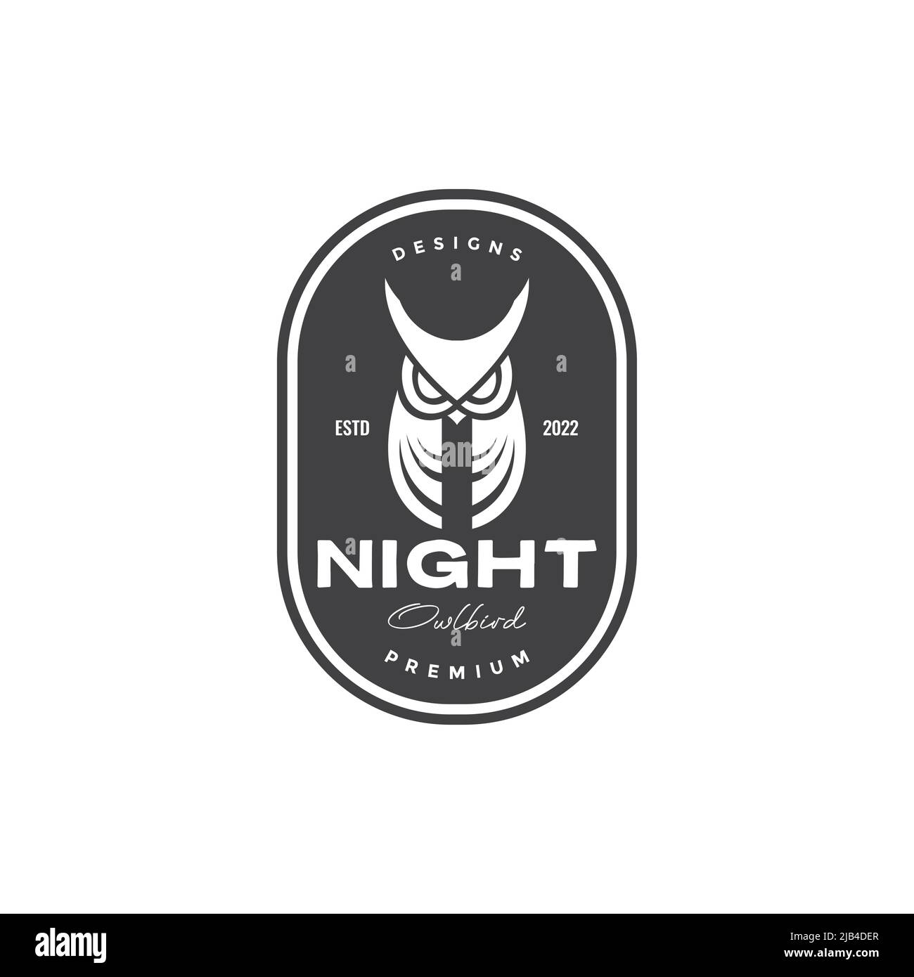 owl night minimal badge logo design vector graphic symbol icon ... owl night minimal badge logo design vector graphic symbol icon ...
