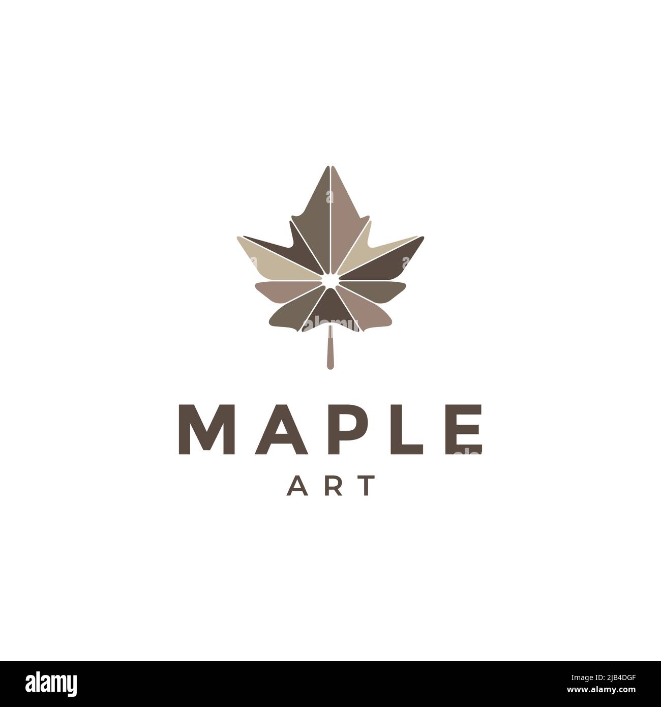 dry maple abstract logo design vector graphic symbol icon illustration ...