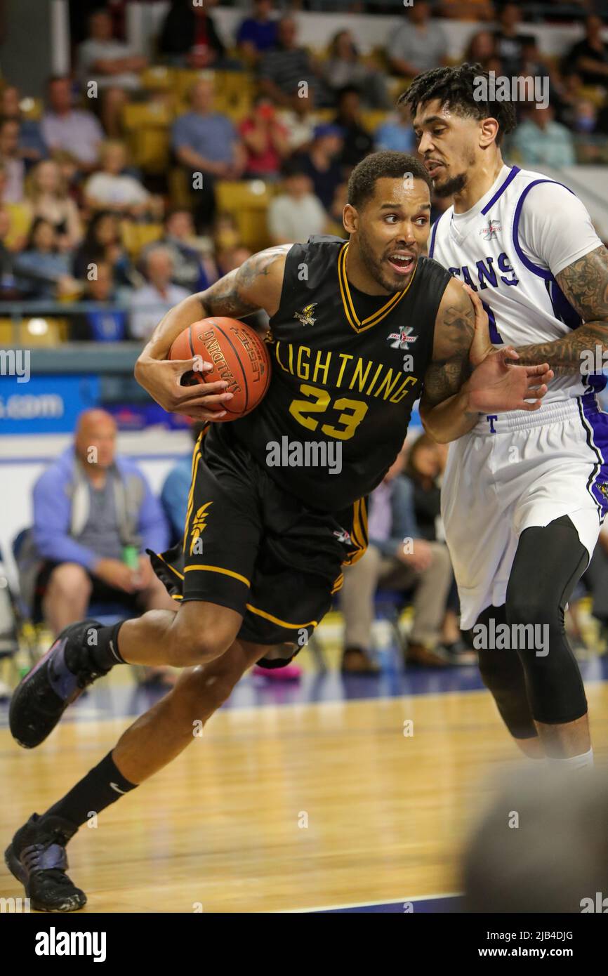 June 1 2022, Kitchener Ontario Canada, The London LIghtning defeat the ...