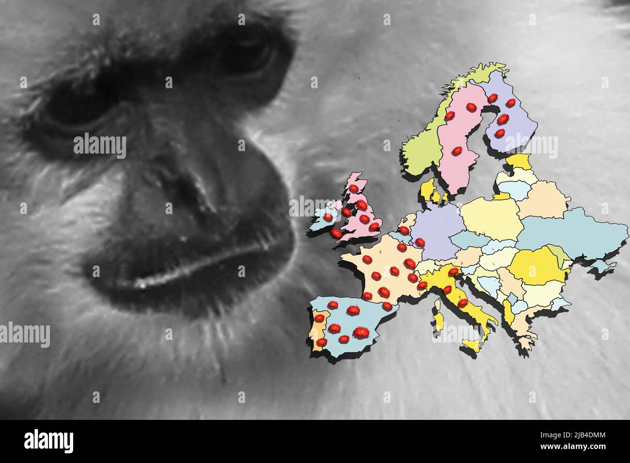 monkeypox infection in europe Stock Photo - Alamy