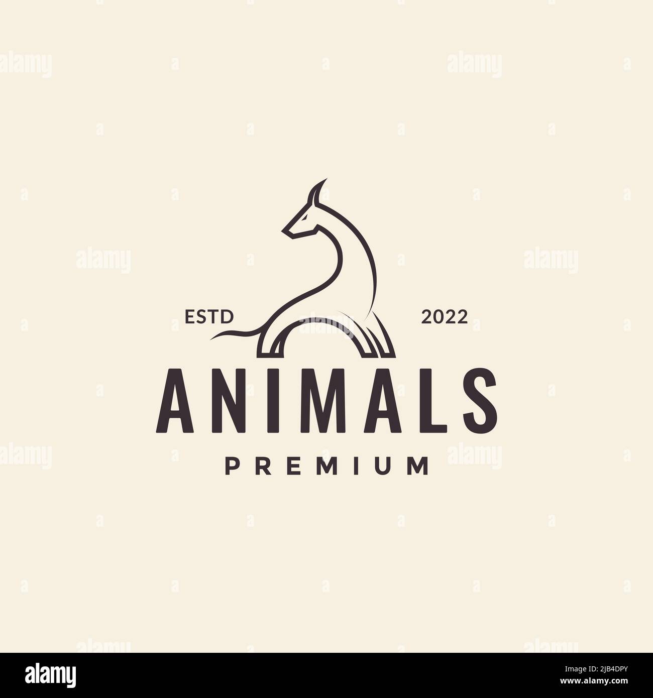 legend animal dinosaur simple hipster logo design vector graphic symbol ...
