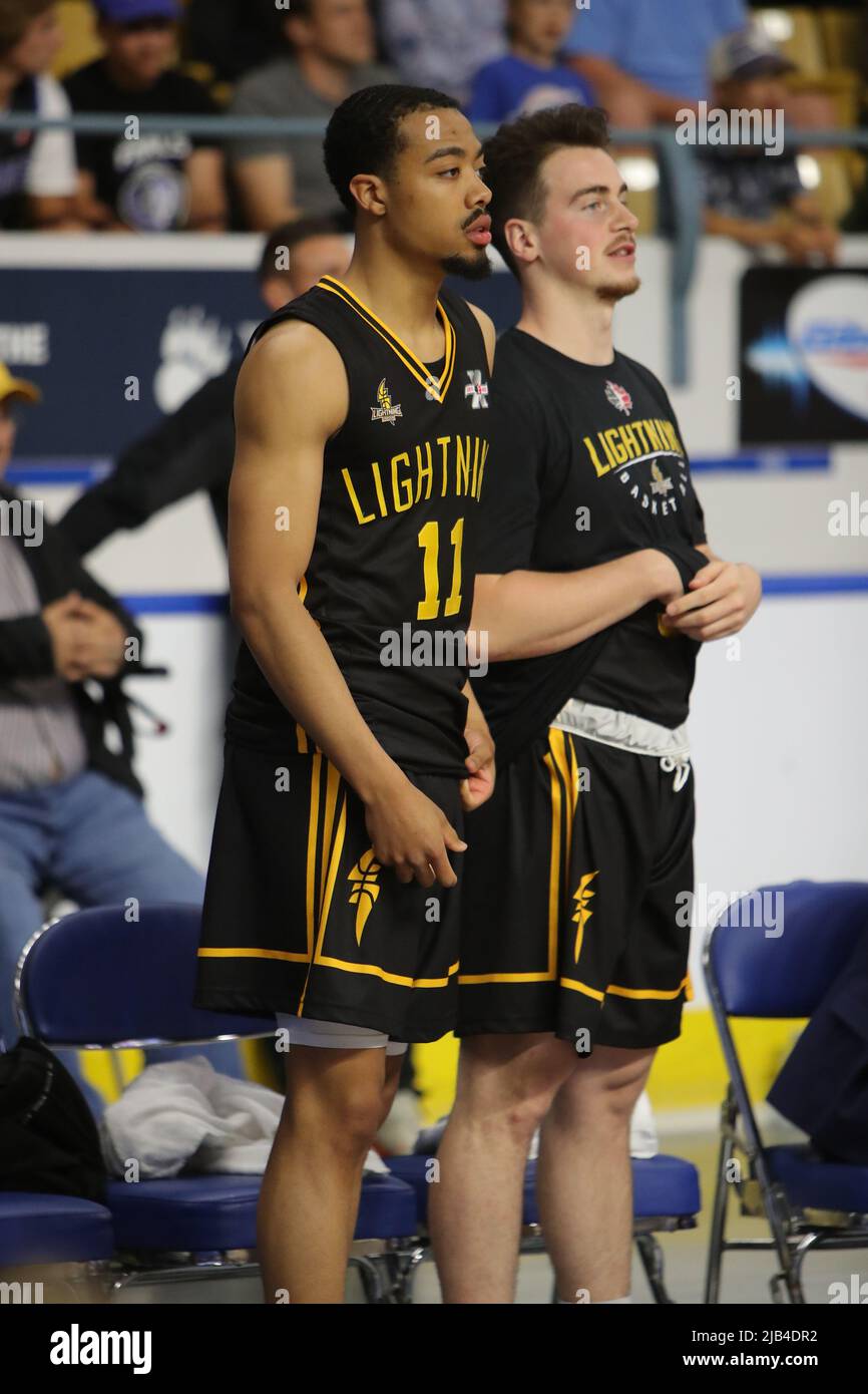 June 1 2022, Kitchener Ontario Canada, The London LIghtning defeat the ...