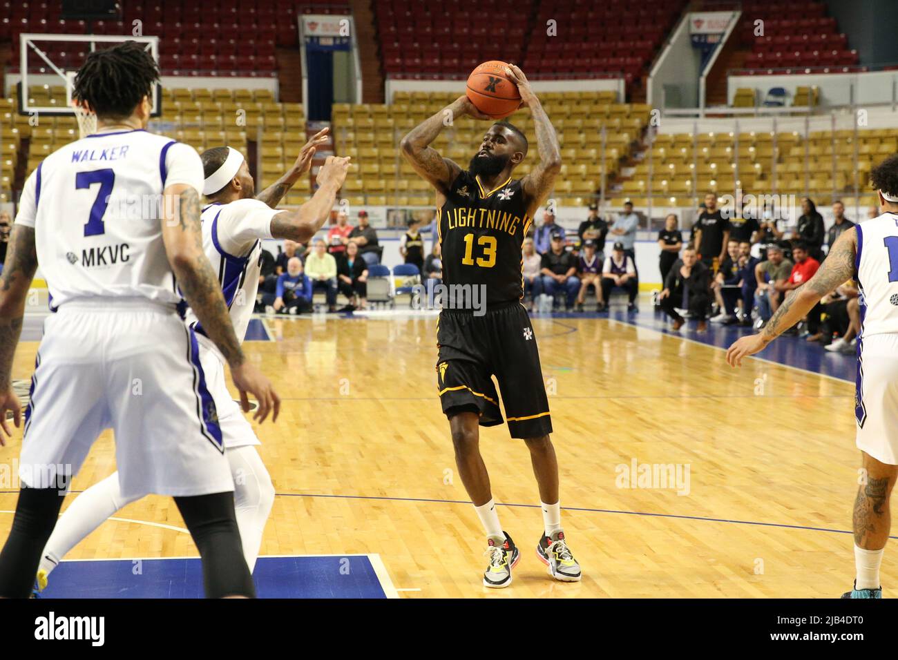June 1 2022, Kitchener Ontario Canada, The London LIghtning defeat the ...