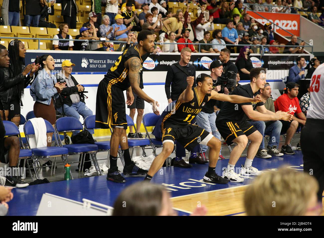 June 1 2022, Kitchener Ontario Canada, The London LIghtning defeat the ...