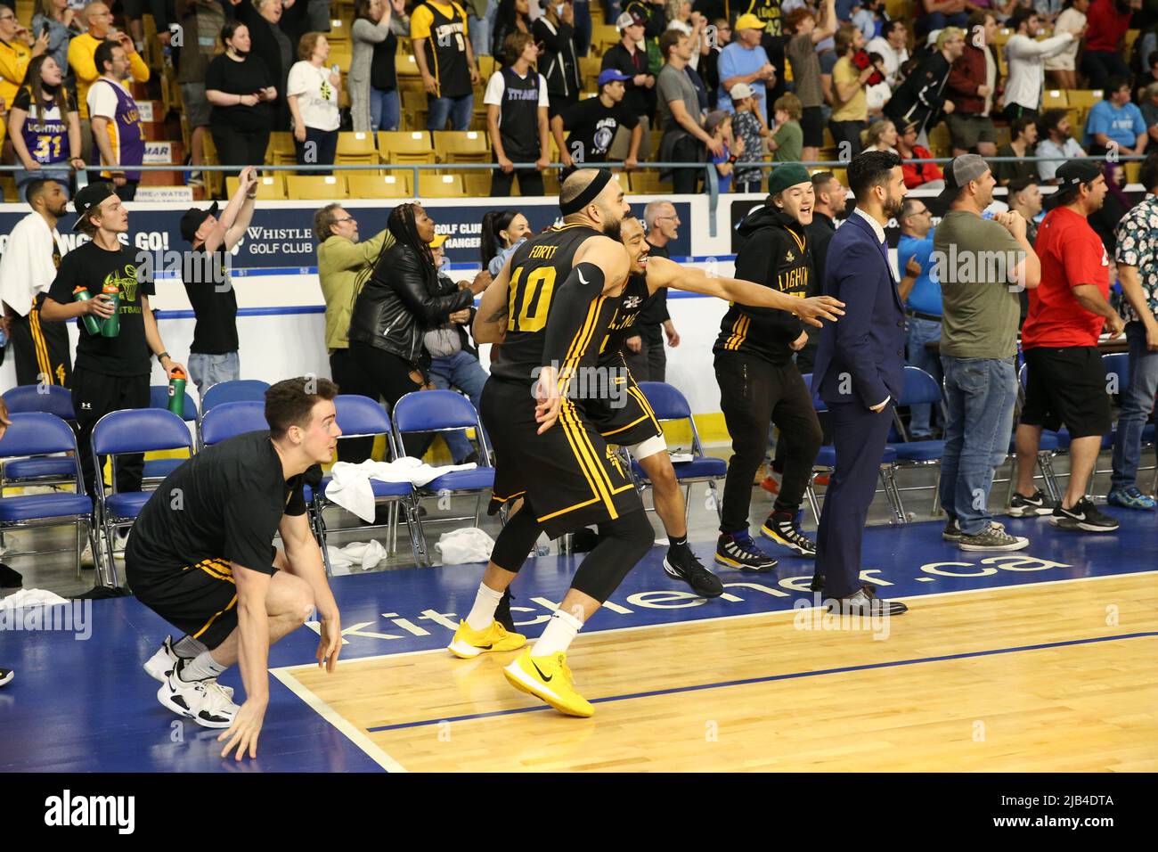 June 1 2022, Kitchener Ontario Canada, The London LIghtning defeat the ...