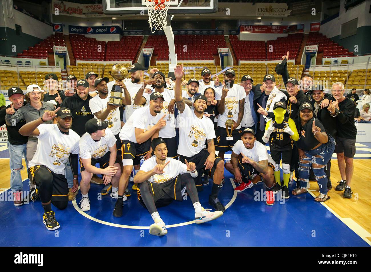 June 1 2022, Kitchener Ontario Canada, The London LIghtning defeat the ...