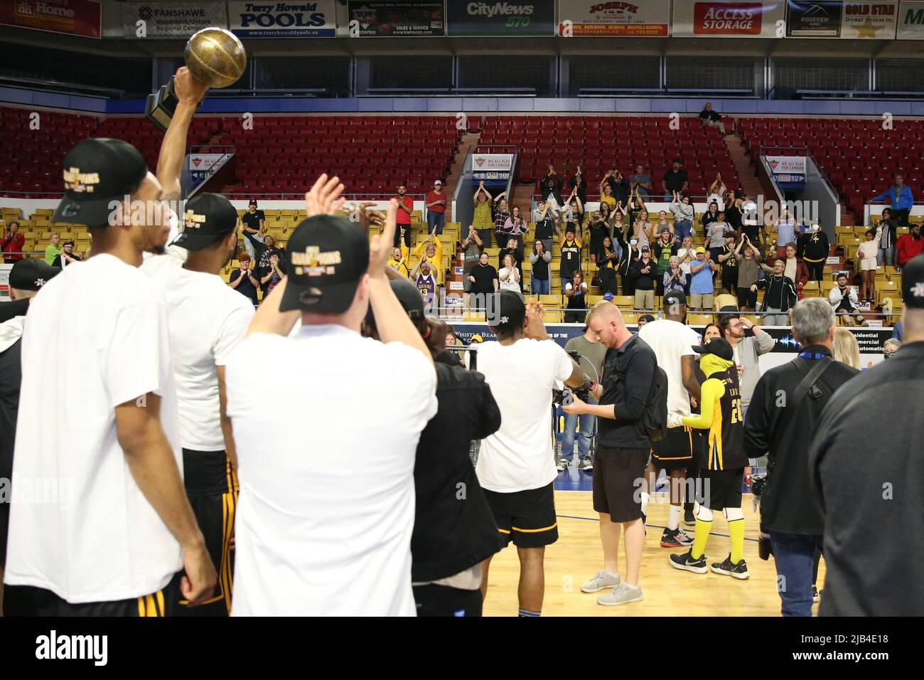 June 1 2022, Kitchener Ontario Canada, The London LIghtning defeat the ...