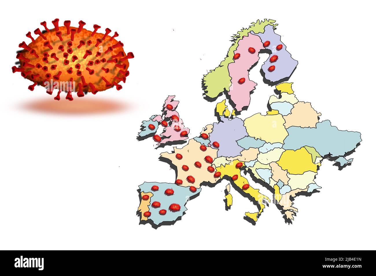 monkeypox infection in europe Stock Photo - Alamy