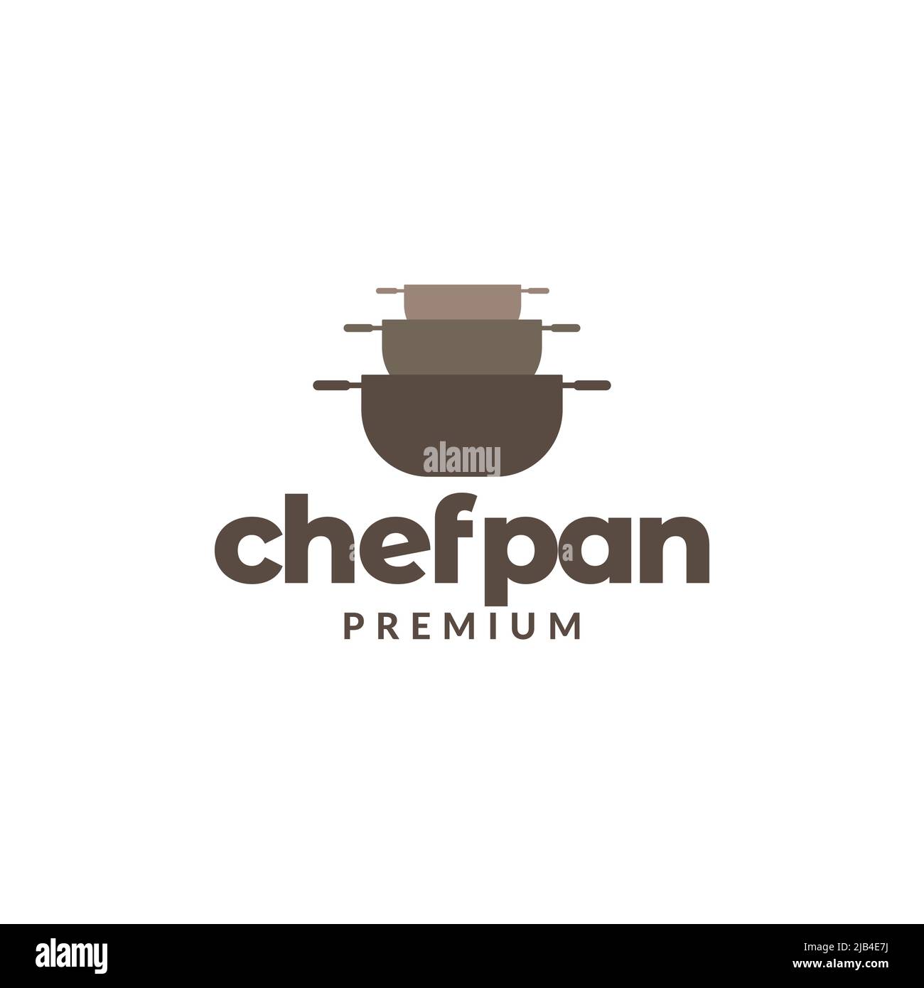 pan cooking abstract logo design vector graphic symbol icon ...