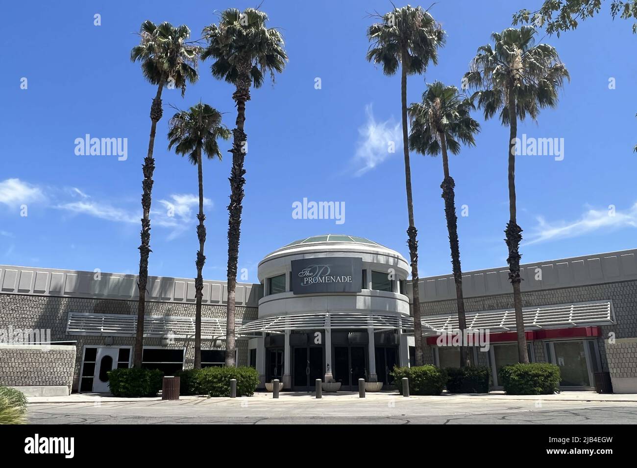 A general overall view of the Westfield Promenade shopping center mall ...