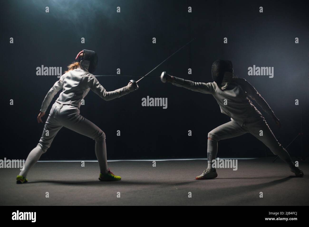 Fencing training hi-res stock photography and images - Alamy