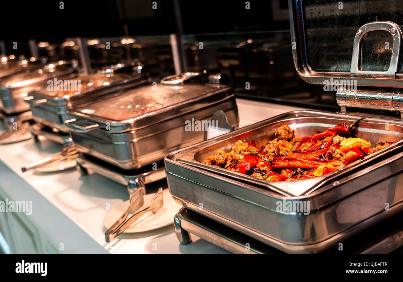 Buffet container hi-res stock photography and images - Alamy