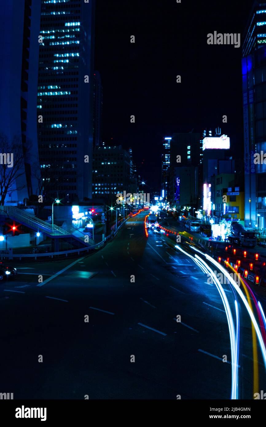 Time lapse night city traffic hi-res stock photography and images - Alamy