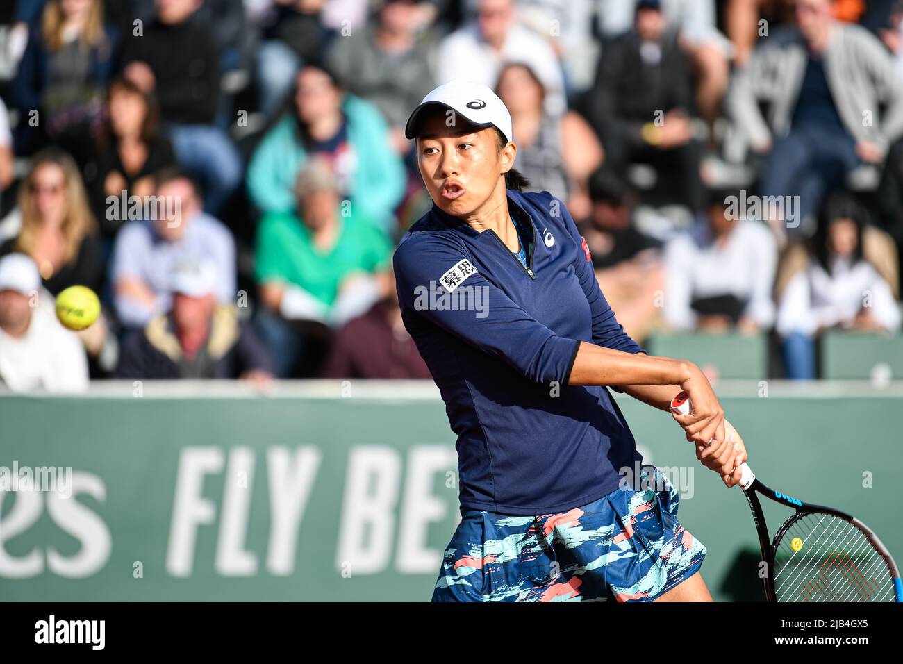 Zhang Shuai of China during the French Open, Grand Slam tennis ...
