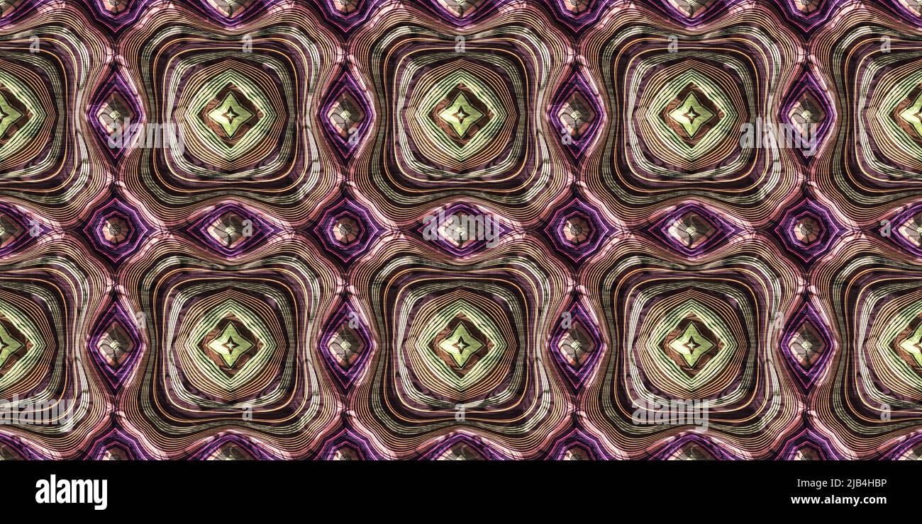Earthy colours antique victorian geometric seamless border pattern in ...