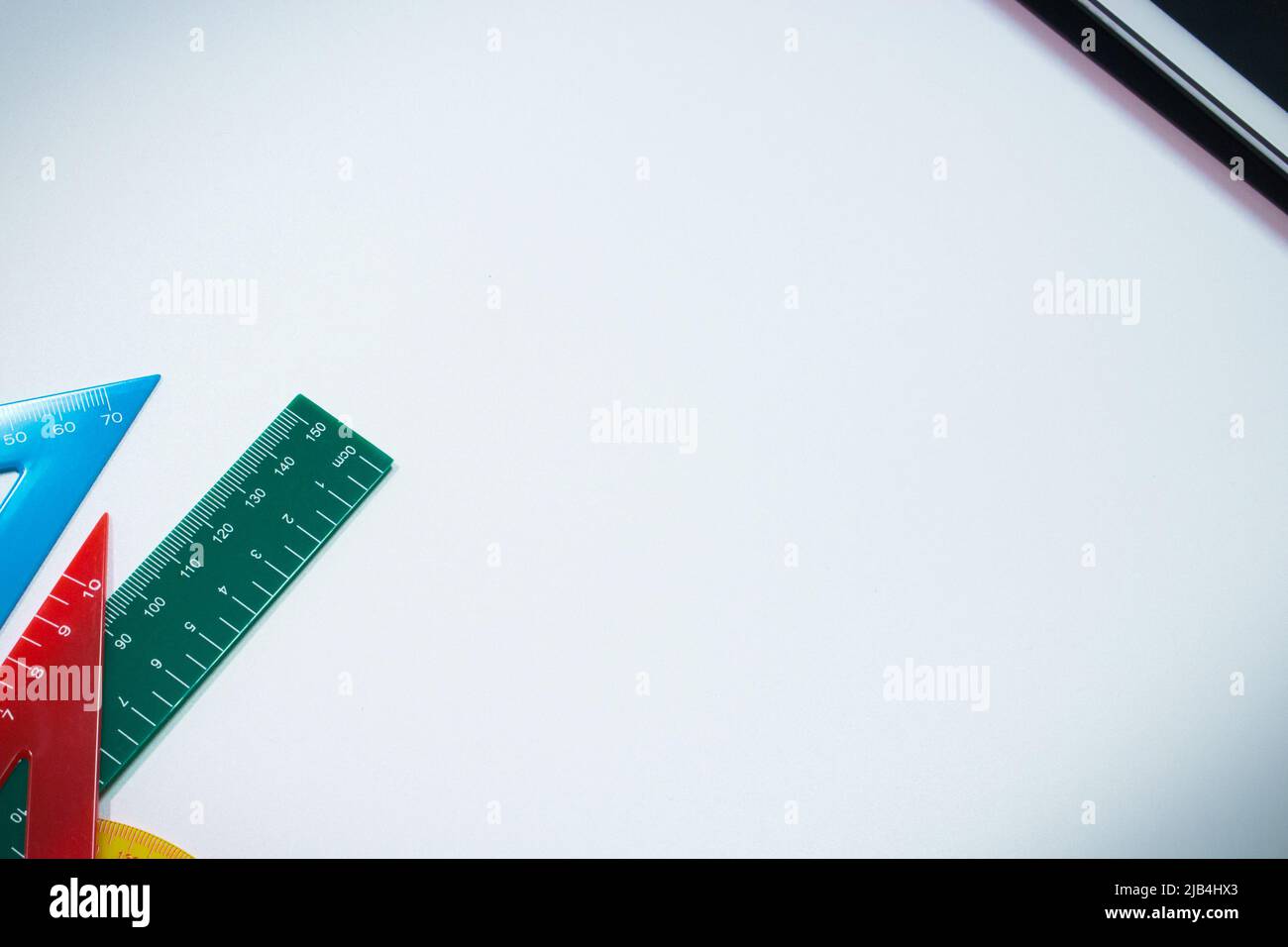 Protractor black background hi-res stock photography and images - Alamy