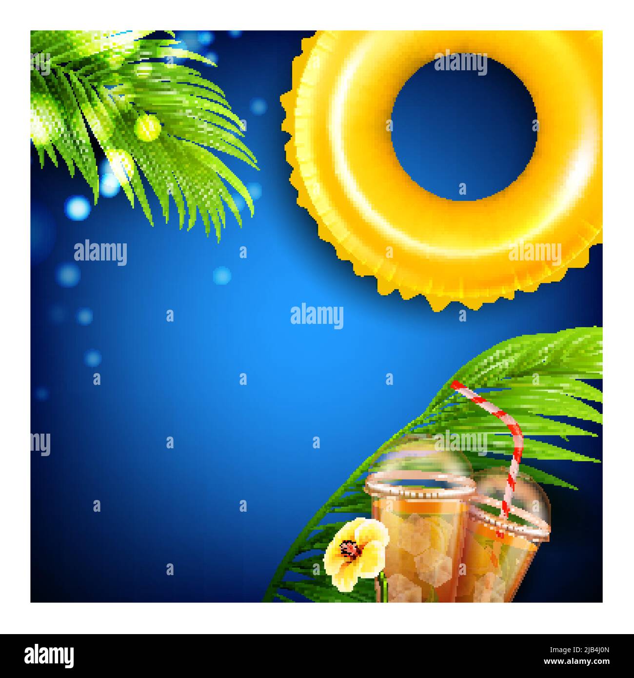 Summer Party Creative Promotion Poster Vector Stock Vector Image & Art ...