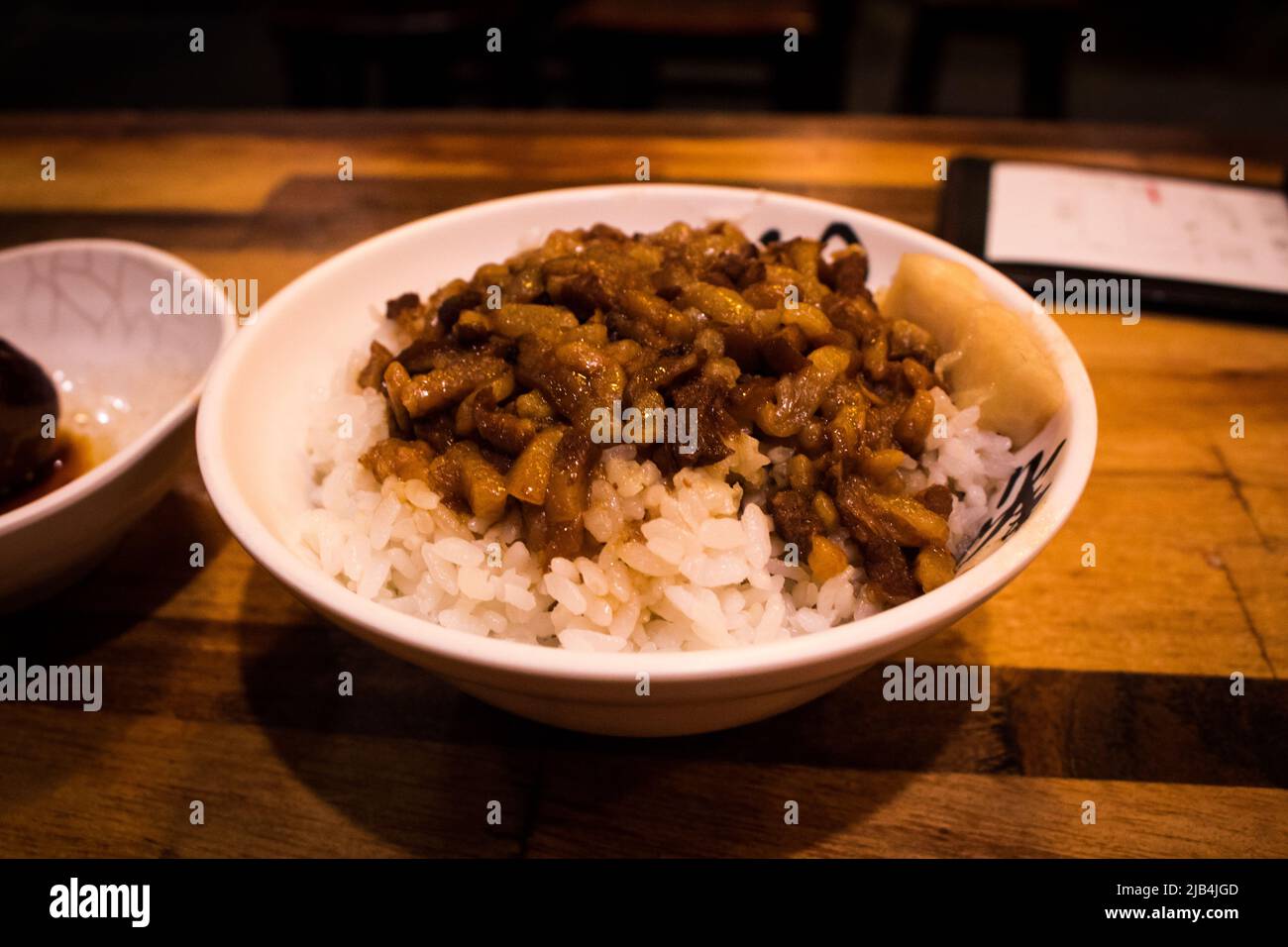 Lo bah png, Taiwanese minced pork rice dish, with seasoned boiled egg ...