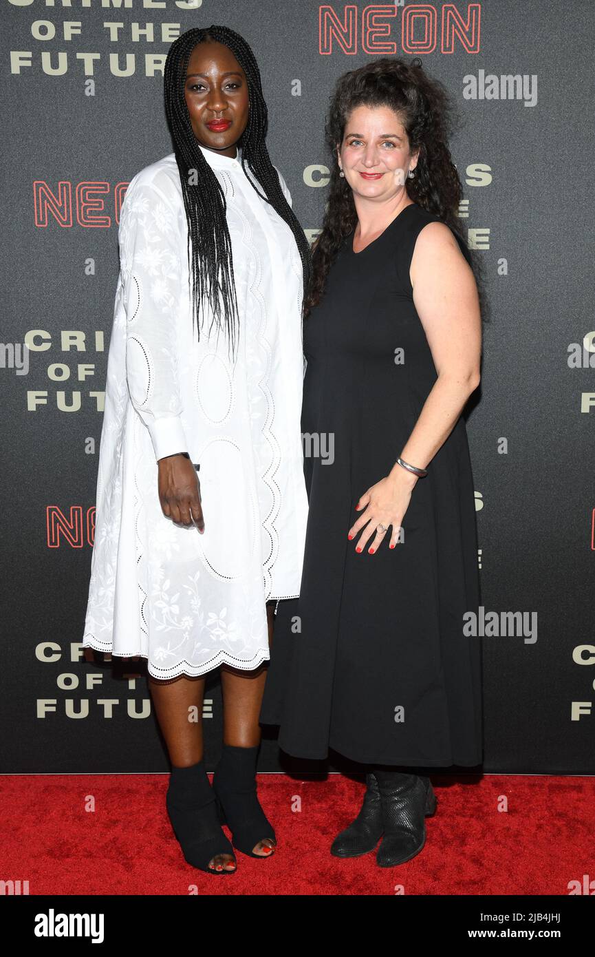 New York, USA. 02nd June, 2022. (L-R) Ellie Foumbi and Judit Stalter ...