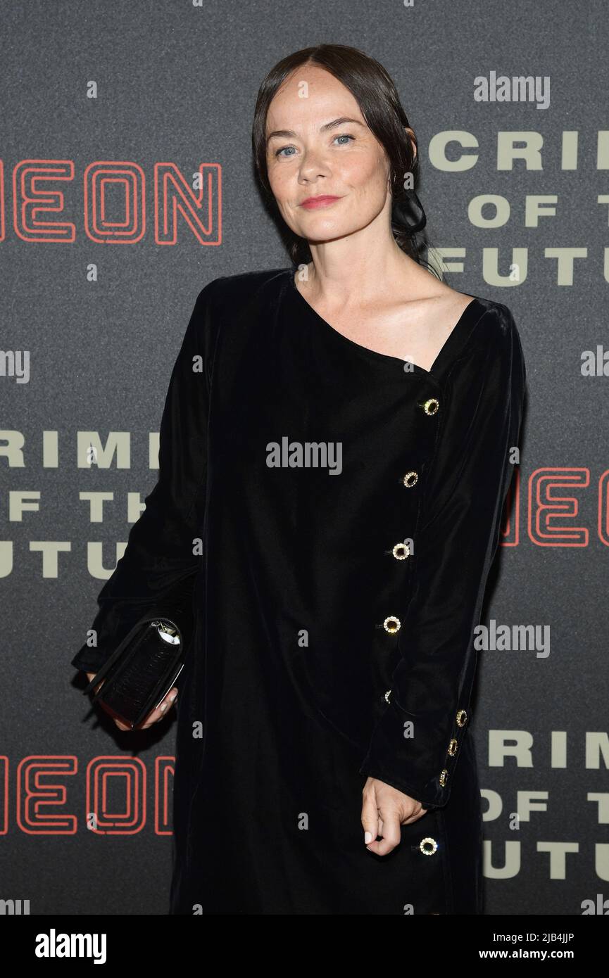 Nadia Litz attends the “Crimes Of The Future" New York Premiere at ...