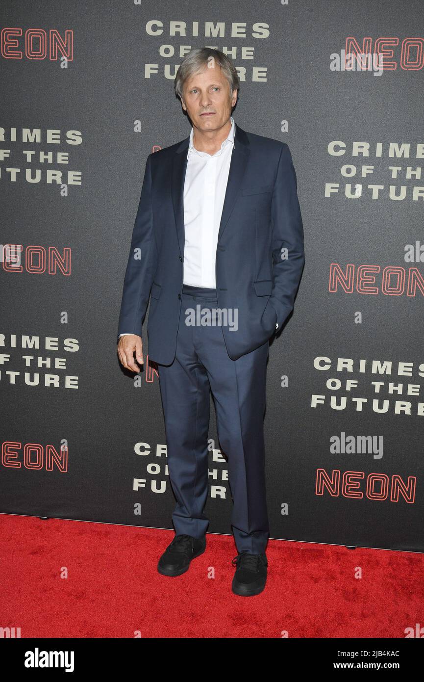 Viggo Mortensen attends the “Crimes Of The Future" New York Premiere at ...