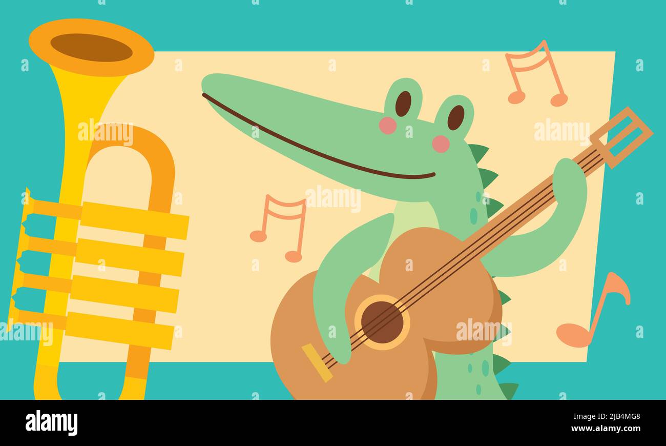 Crocodile instrument Stock Vector Images - Alamy