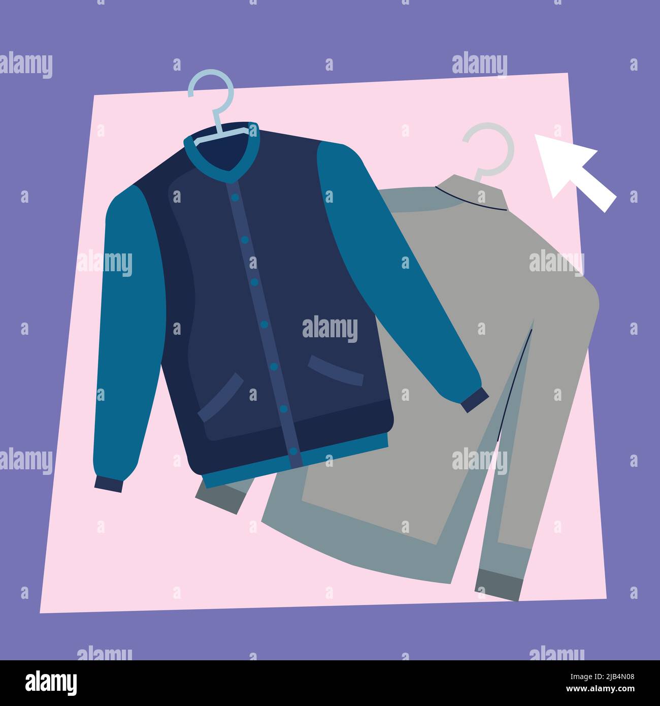 Jacket purchase Stock Vector Images - Alamy