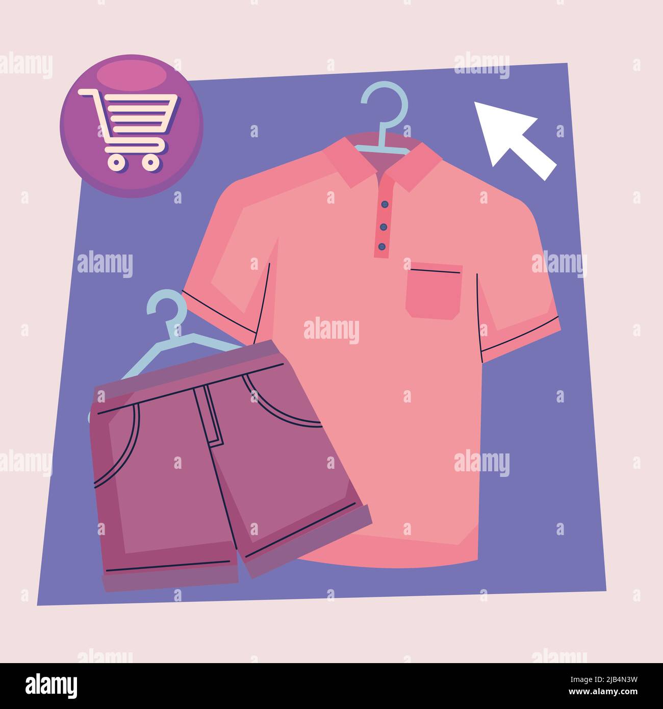 female clothes and mouse cursor Stock Vector Image & Art - Alamy