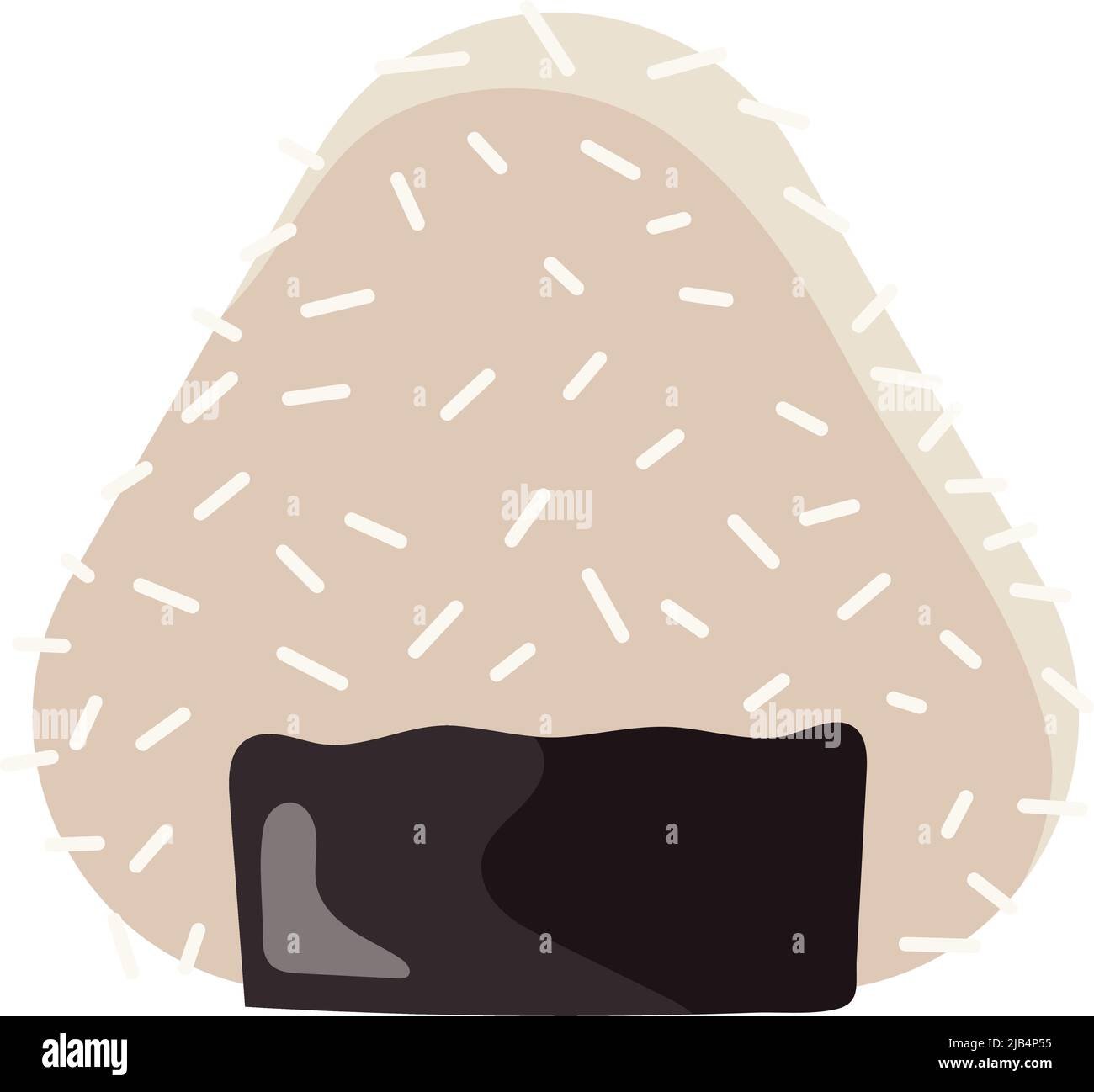 sushi rice triangle food Stock Vector Image & Art - Alamy