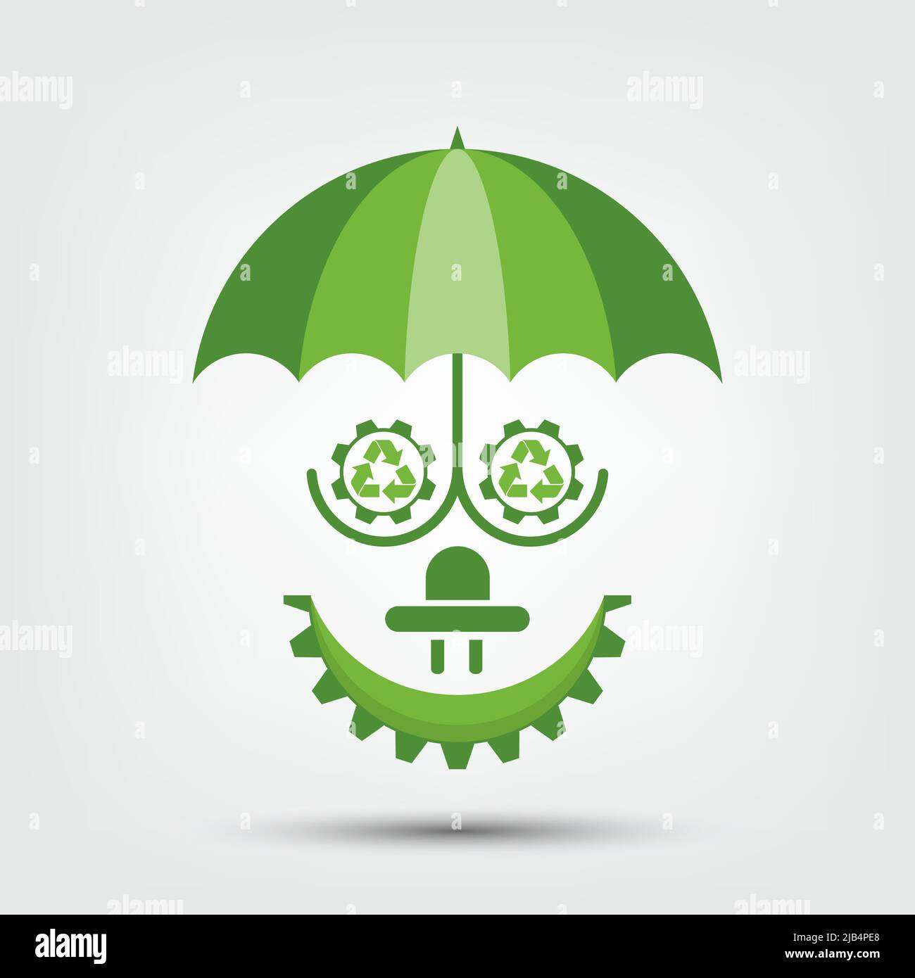 People Ecology and Environmental Concept,Earth Symbol With Green Leaves ...