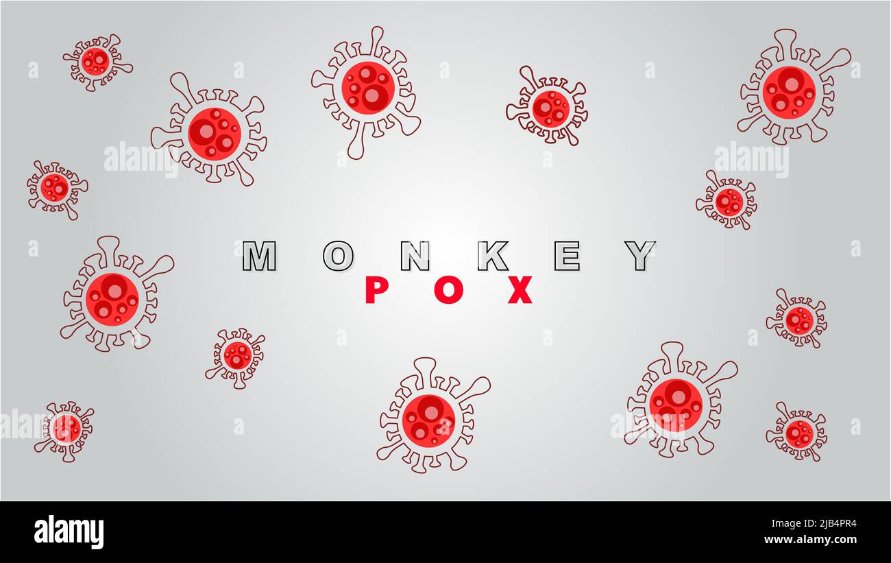 Monkeypox virus illustration, monkeypox banner, monkeypox virus ...
