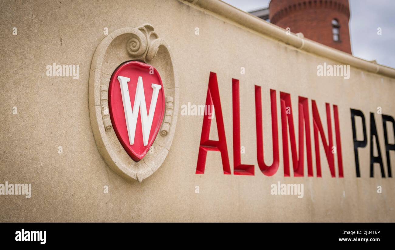 University of wisconsin logo hi-res stock photography and images - Alamy