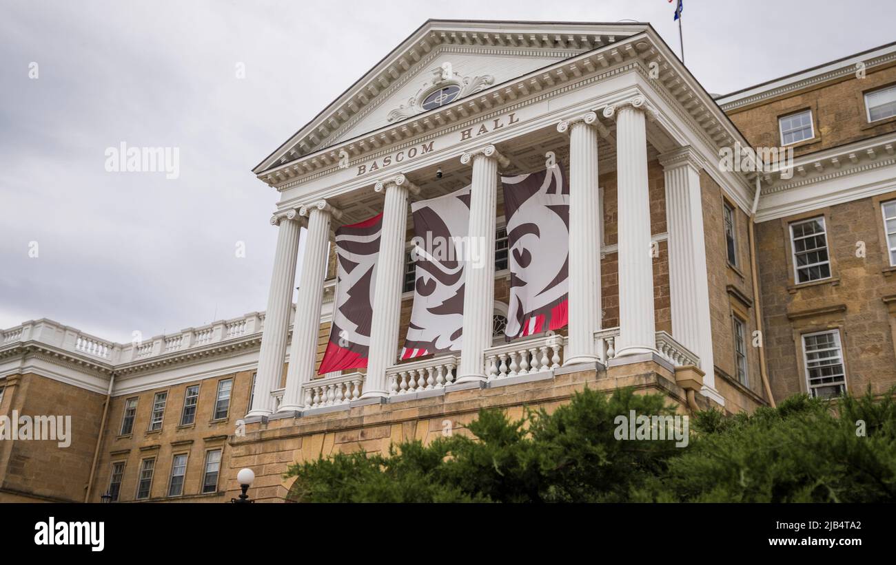 Madison, WI - May 24, 2022: University of Wisconsin Badgers' college ...