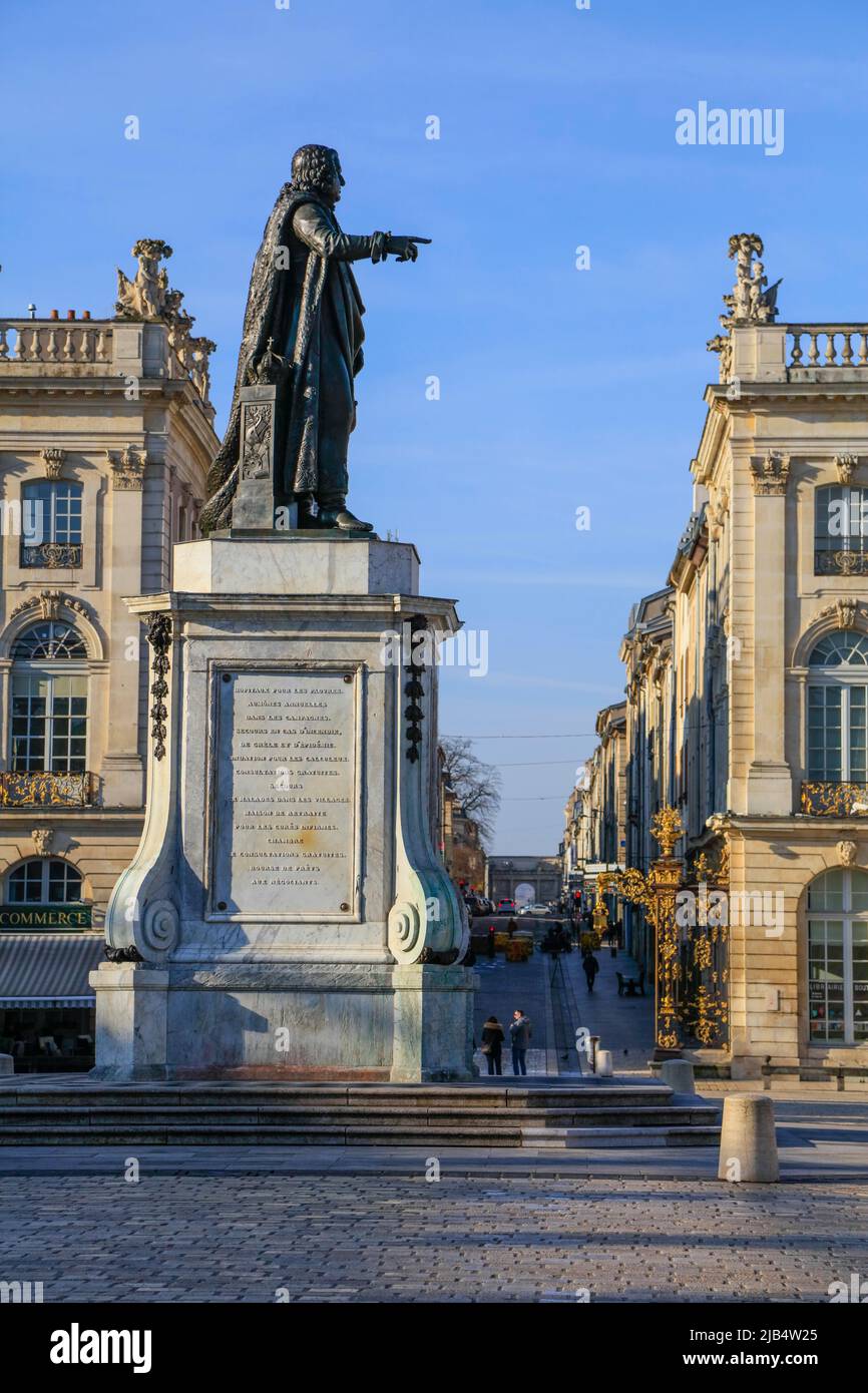 Statue of Stanislas Leszczynski, Place Stanislas, UNESCO World Heritage ...